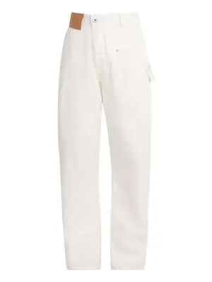 JW Anderson Twisted Straight-leg Jeans - White