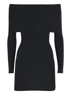 Wolford Off-the-shoulder Mini Dress - Black