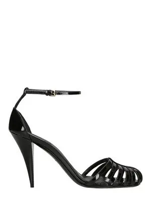 Givenchy Leather Cage Sandals - Black