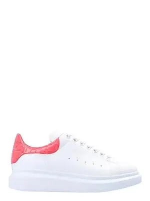 Alexander McQueen Oversized Croc - White/coral
