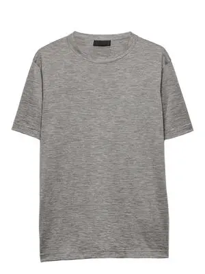 Prada Cashmere And Silk T-shirt - Grey