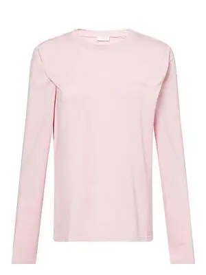 DJERF AVENUE Stretch-woven Long-sleeve Top - Pink