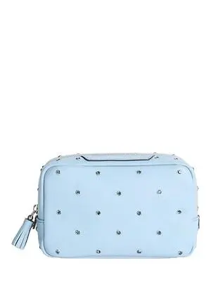 ANYA HINDMARCH Crystals Important Things Leather Pouch - School Blue