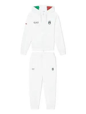 Emporio Armani Cotton Tracksuit - White