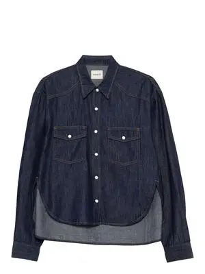 Khaite Grenon Cotton Shirt - Blue