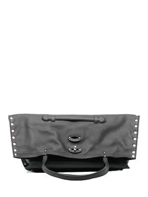 ZANELLATO A'spasso Medium Leather Handbag - Black