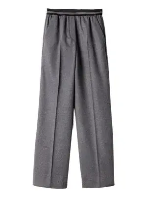 Miu Miu Velour Joggers - Grey