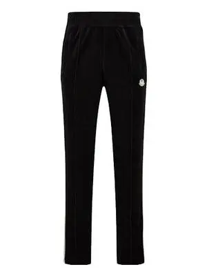 Moncler X Palm Angels Chenille Track Pants - Black/white