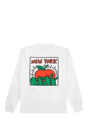 ERIC EMANUEL Ee Keith Haring Long Sleeve T-shirt - White
