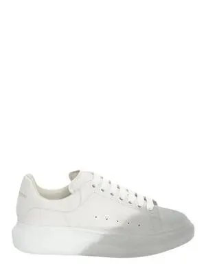 Alexander McQueen Oversized Sprayed Ombre Sneakers - Optic White/melange