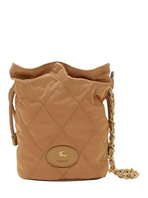 Burberry Small Quilted Horseshoe Cross-body Bag - Brown