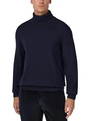 Boggi Milano Merino Wool Sweater - Navy Blue