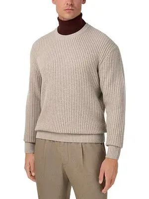 Boggi Milano Merino Wool Sweater - Sand