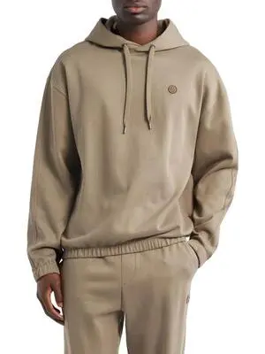 BOSS Stevens Cotton Pullover Hoodie - Brown