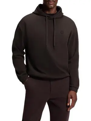 BOSS Stevens Cotton Pullover Hoodie - Dark Brown