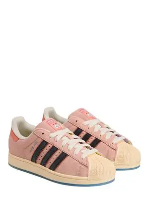 Adidas X Spongebob Squarepants Patrick Star Suede Superstar Sneakers - Core Black/wonder Clay