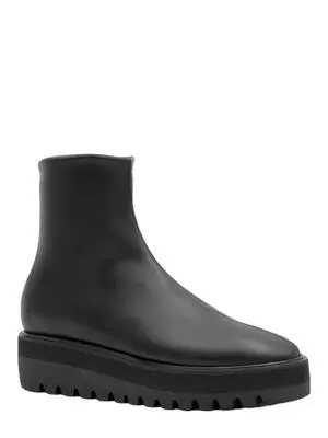 AMALFI BY RANGONI Ermanno Platform Wedge Bootie - Black Harley