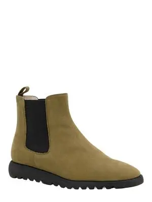 AMALFI BY RANGONI Elios Platform Chelsea Boot - Khaki Long Beach