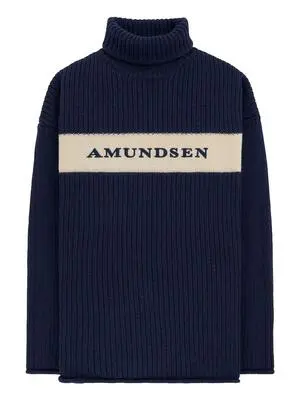 AMUNDSEN Heroes Ski Turtleneck - Faded Navy