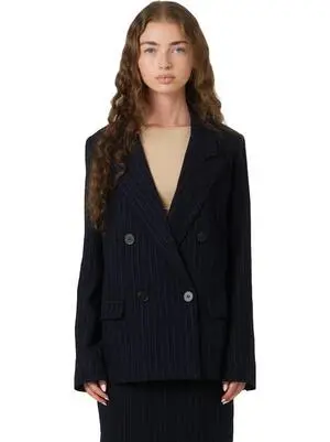 BY TESS COLLECTION Pinstripe Blazer