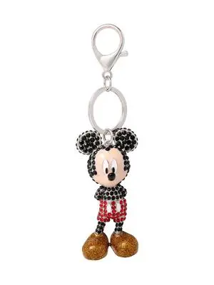 Disney Mickey Mouse Crystal Bag Charm Keychain - Multi
