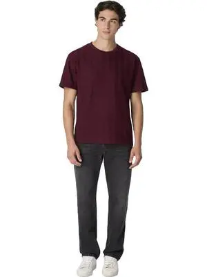 Missoni Crew Neck T-shirt In Cotton-viscose Raschel - Burgundy