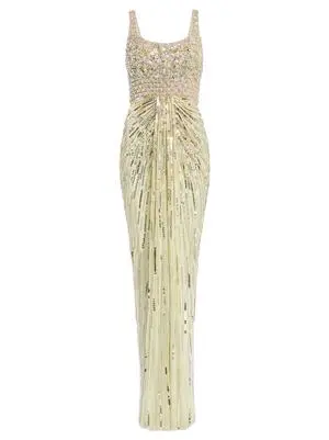 Jenny Packham Elixir Sequin-embellished Maxi Dress - Gentle Green