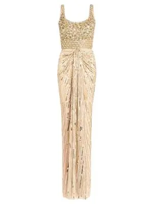 Jenny Packham Elixir Sequin-embellished Maxi Dress - Illusion