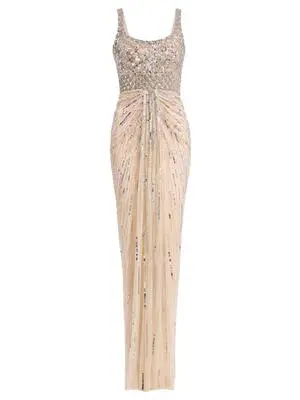 Jenny Packham Elixir Sequin-embellished Maxi Dress - Morganite