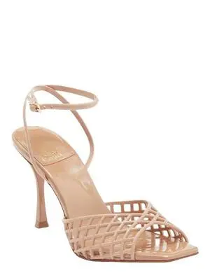 Jeffrey Campbell Lattix Ankle Strap Jelly Sandal - Natural