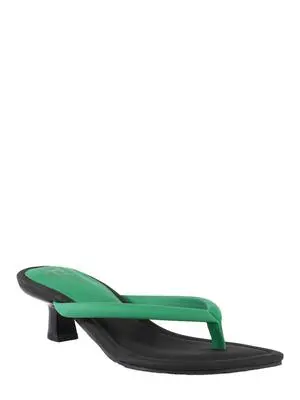Bc Footwear Riptide Kitten Heel Sandal Green