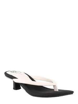 Bc Footwear Riptide Kitten Heel Sandal White