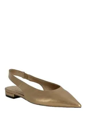 SHU SHOP Amelia Slingback Flat - Gold