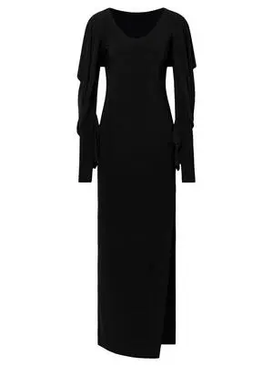 Norma Kamali Hooded Cutout Stretch-jersey Maxi Dress - Black