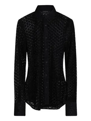 Rag & Bone Yvette Corded Lace Shirt - Black