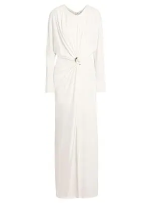 Simkhai Ruched Jersey Maxi Dress - Ivory