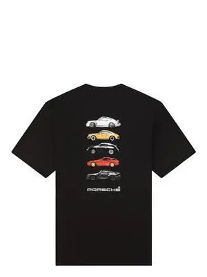Aimé Leon Dore X Porsche Fleet Tee Shirt - Black
