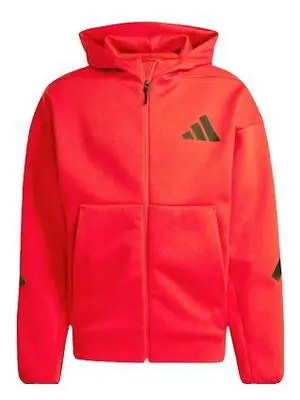 Adidas Z.n.e. Fullzip Hooded Track Jacket - Pure Ruby