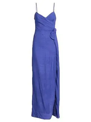 Emporio Armani Viscose Maxi Dress - Blue
