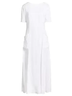 PUROTATTO Maxi Linen Dress - White