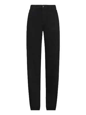 Emporio Armani Straight-leg Cotton Jeans - Black