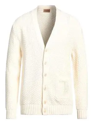 TOD'S Cotton Cardigan With Embroidered Logo - White