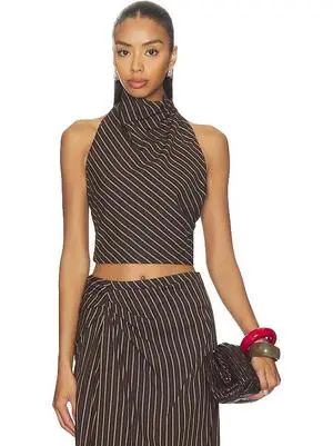 A.L.C. Lillian Top - Ganache Stripe