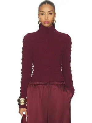 BY MALENE BIRGER Aura Pullover Sweater - Cabernet