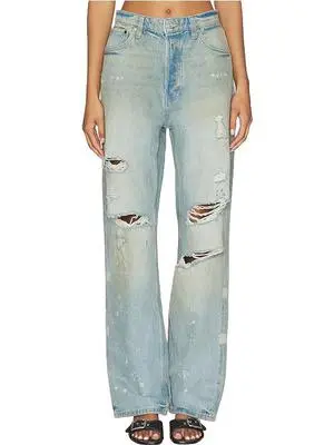 EB DENIM Sofia High Rise Relaxed Jeans - Drift Destroy