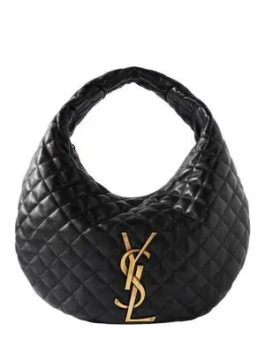 Saint Laurent Icare Leather Tote - Black