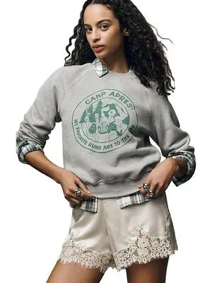 RE/DONE Classic Crew-neck Sweatshirt - Heather Grey