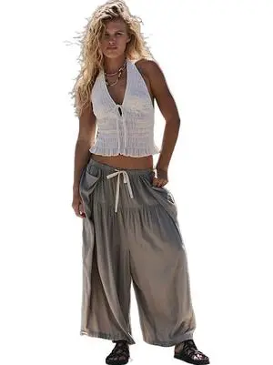 Free People Harem Pants - Grey Fern