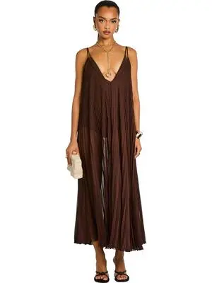 SHANI SHEMER Uma Maxi Dress - Espresso