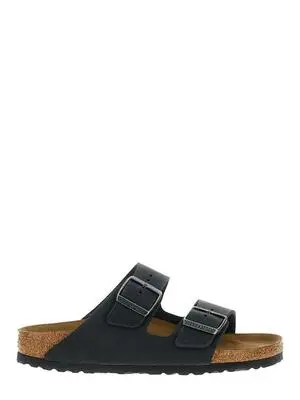 BIRKENSTOCK Arizona Oiled Leather Sandal - Black